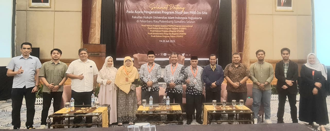 Sosialisasi PMB, Pertama UII Buka Kuliah Hybrid S2 dan S3 di Riau[]Prof ...